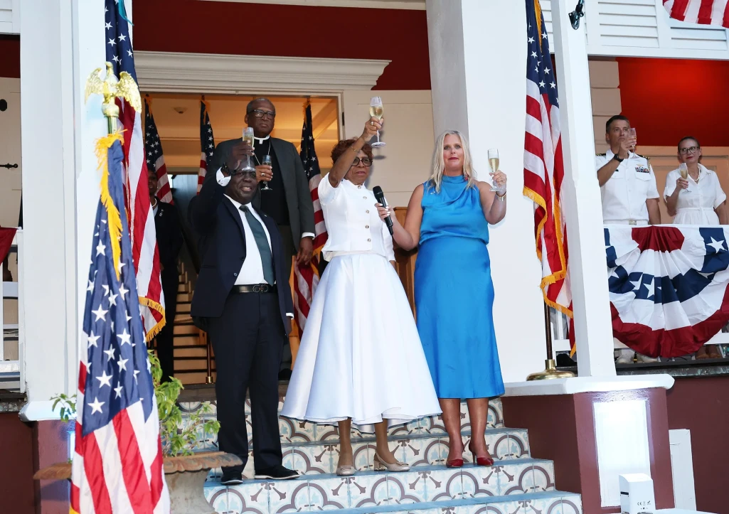 US Embassy Marks 249th Independence at Nassau Reception