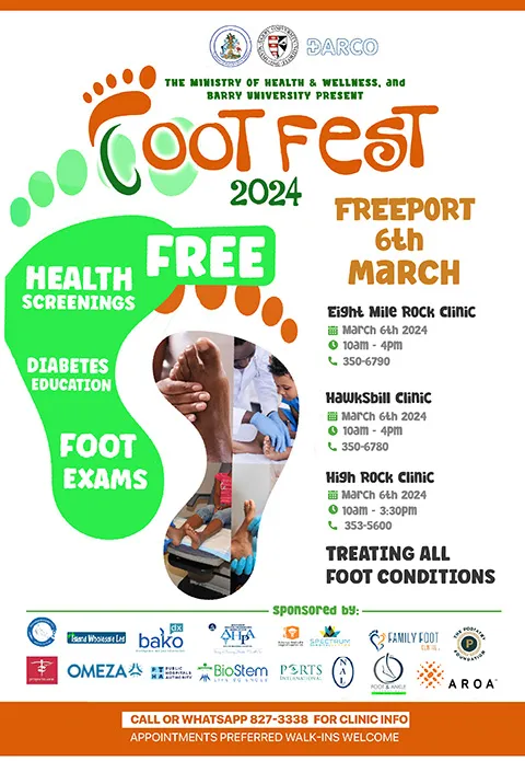 Foot Fest 2024 – Free Health Screening – Bahamas BNGIS