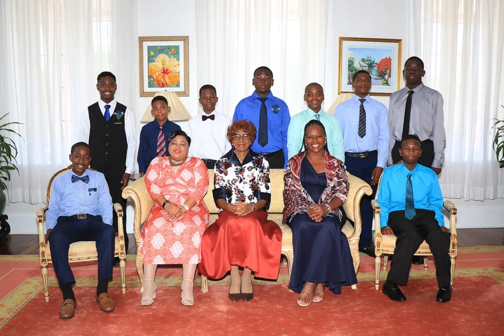 T.A. Thompson Boys Club Visits Governor General
