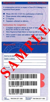 Sending a Letter By Registered Mail