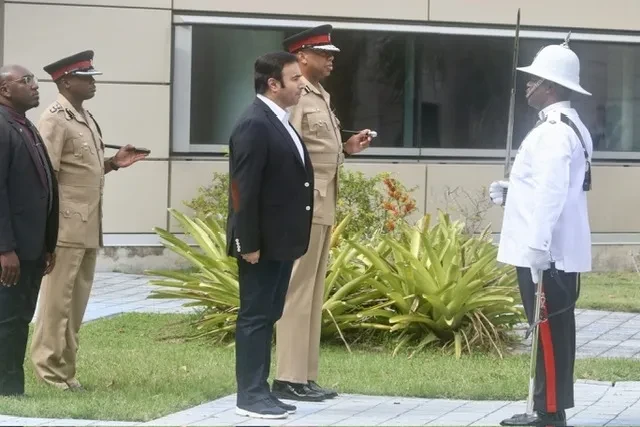 Arrival of INTERPOL President and Secretary General for INTE