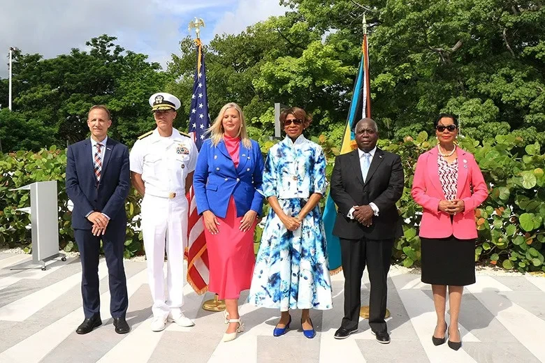 New U.S. Embassy Officially Opens with a Flag Raising
