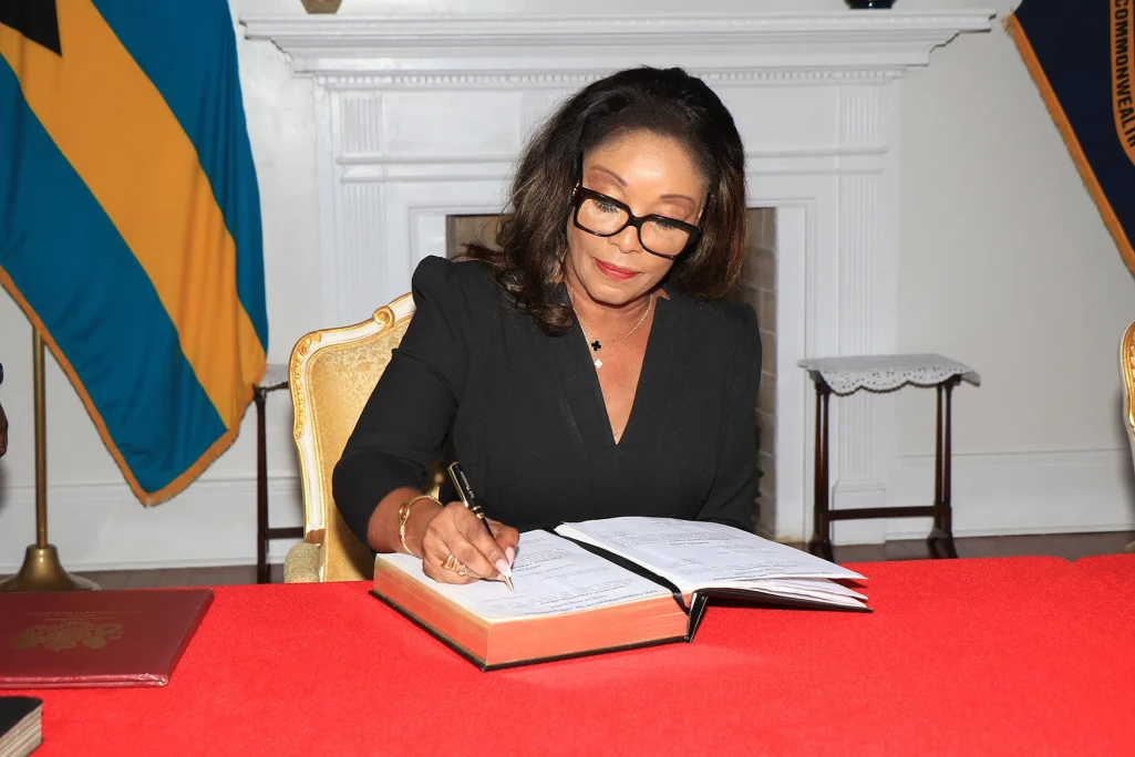 Subusola Swain, sworn in as Vice-President of the Bahamas In