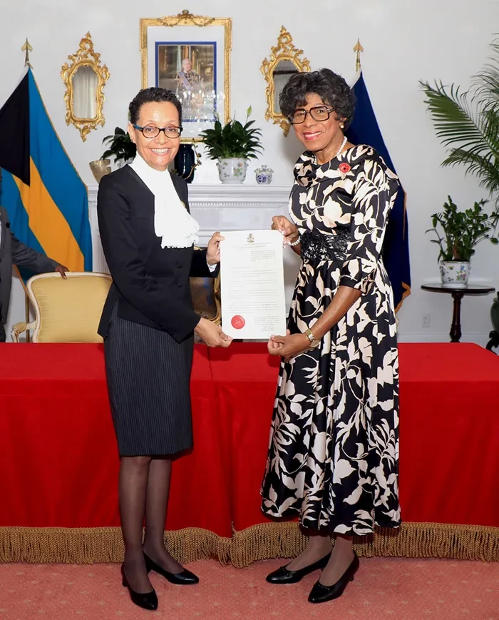 Mrs. Constance Delancy, sworn in as Justice of the Supreme C