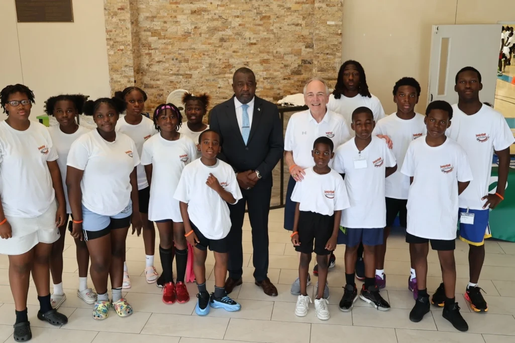 Minister Bowleg Visits Basketball Smiles Camp 2025