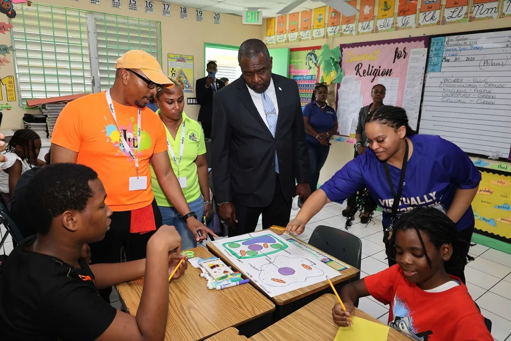Minister Bowleg Visits Camp LIT at Garvin Tynes Primary