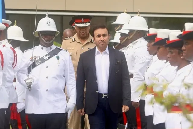 Arrival of INTERPOL President and Secretary General for INTE