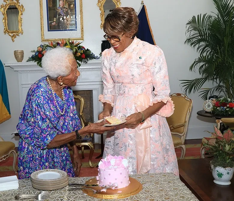 Beverly Wallace-Whitfield celebrates her 98th birthday