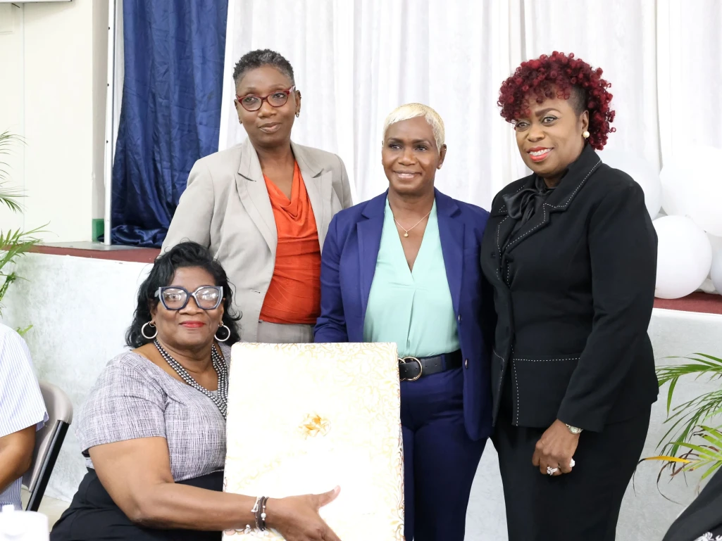 Social Services showers Director Charlamae Fernander with lo