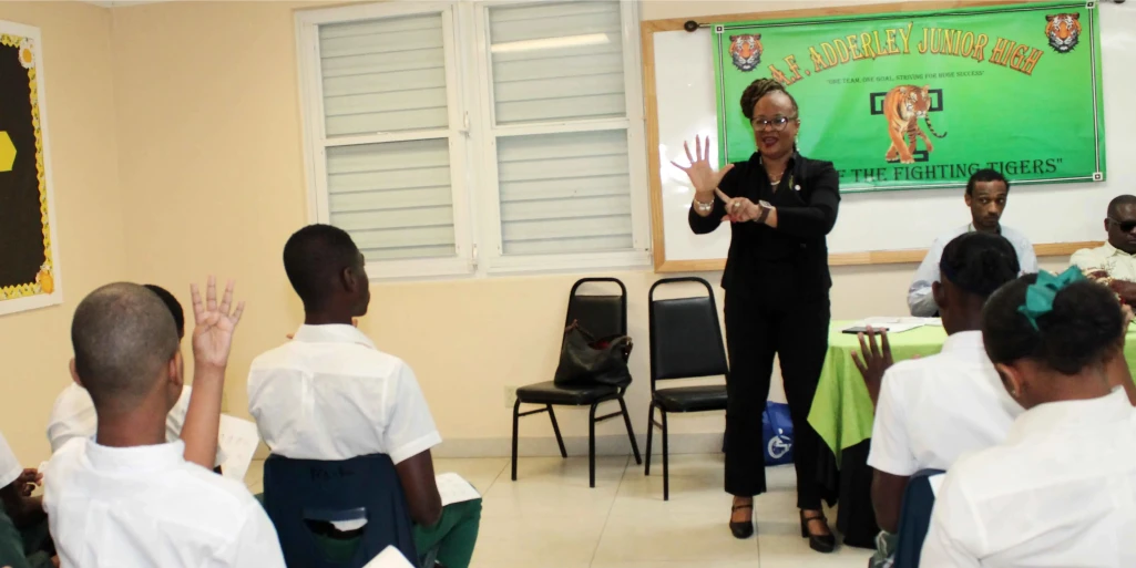 School students participate in Disability Sensitivity Worksh