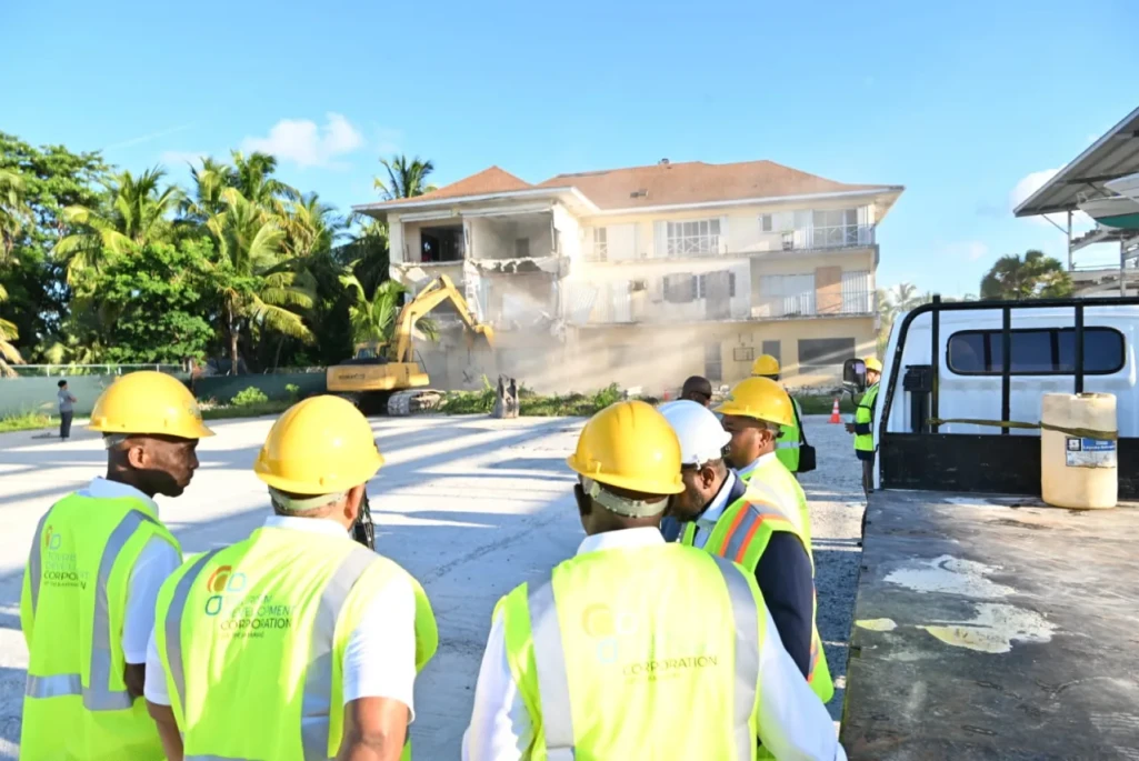 Levy Building Demolished for Downtown Nassau Restoration