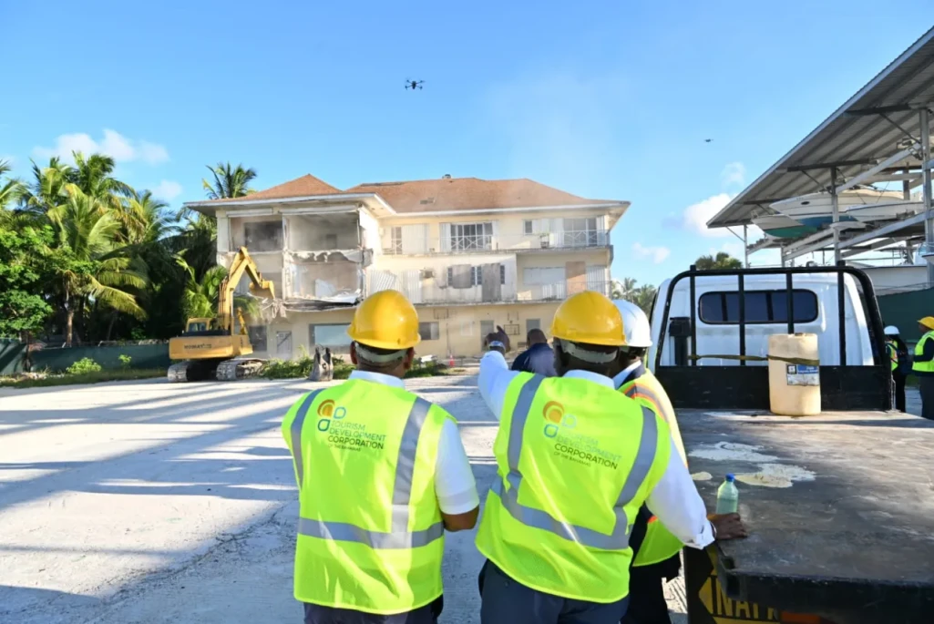 Levy Building Demolished for Downtown Nassau Restoration