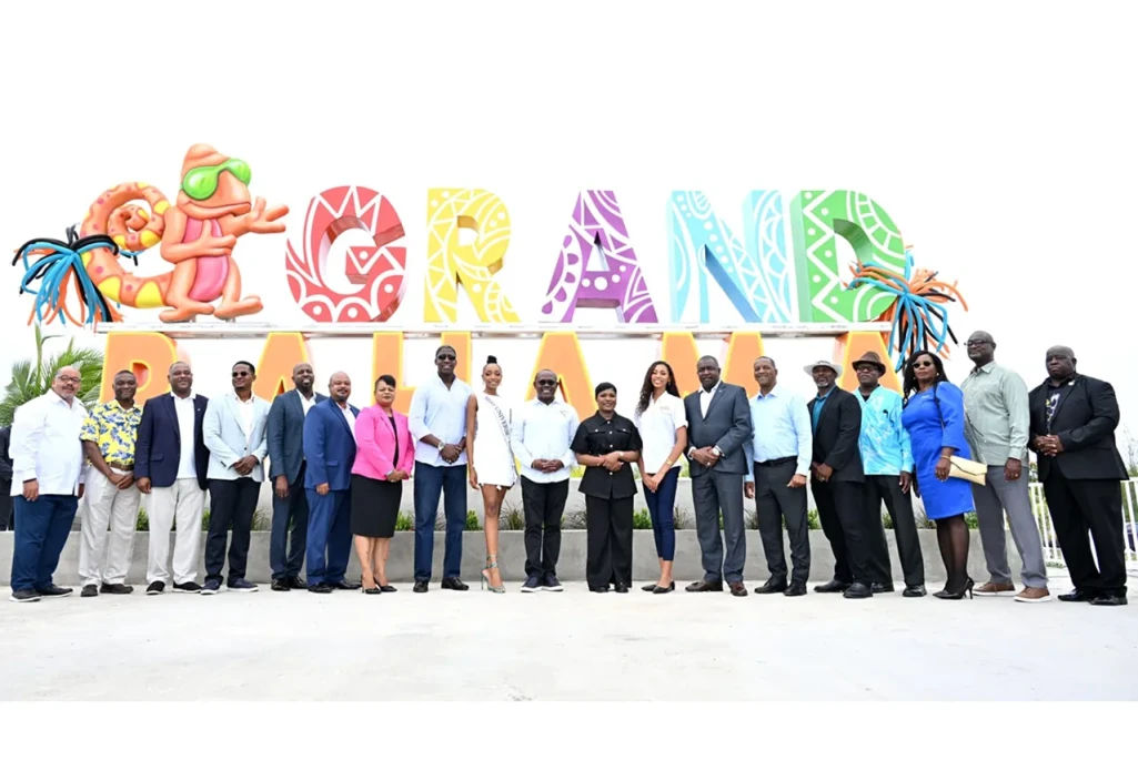Colourful Grand Bahama Icon Signage Unveiled