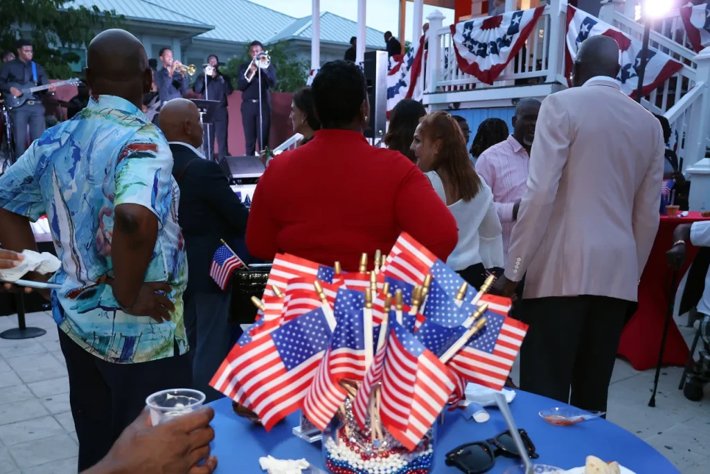 US Embassy Marks 249th Independence at Nassau Reception