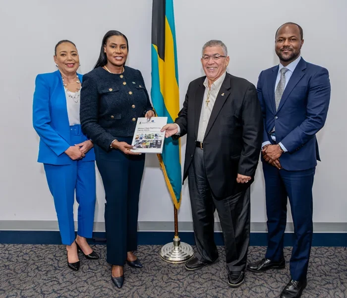 Hon. Dr. W. McKeeva Bush of Cayman Islands pays a courtesy c