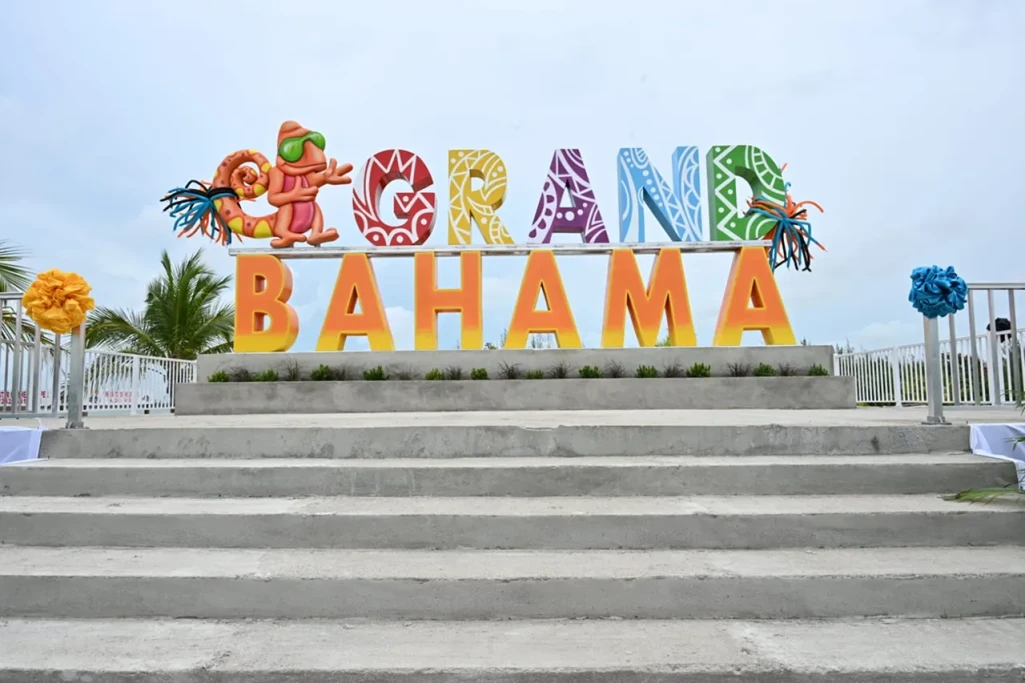 Colourful Grand Bahama Icon Signage Unveiled