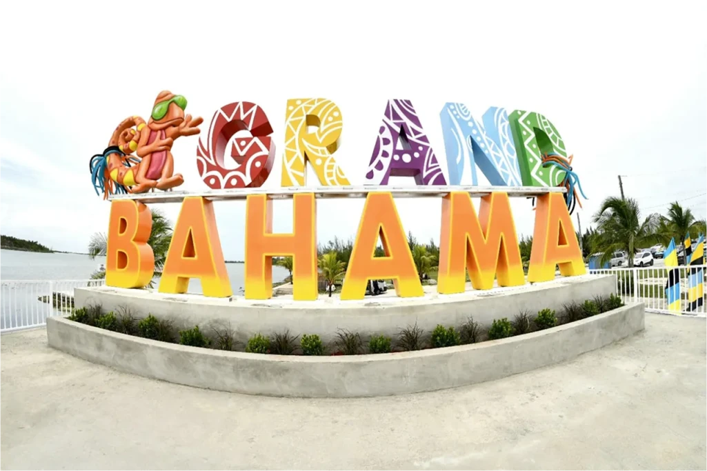 Colourful Grand Bahama Icon Signage Unveiled