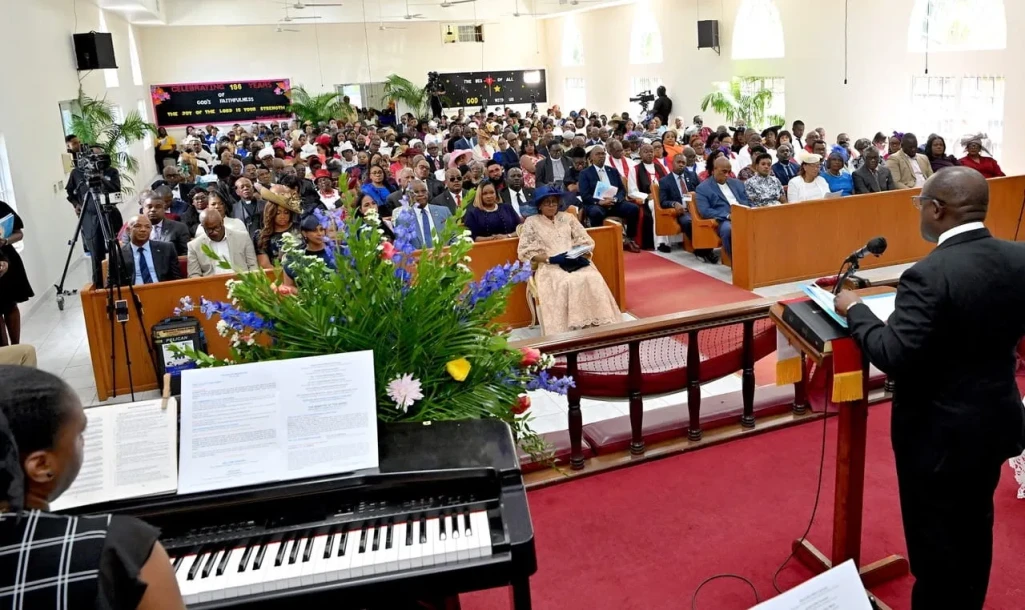 Governor General Attends Induction Service for the First Fem
