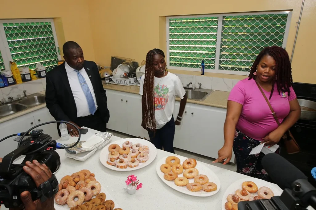 Youth Apprentices Showcase Skills to Minister Bowleg