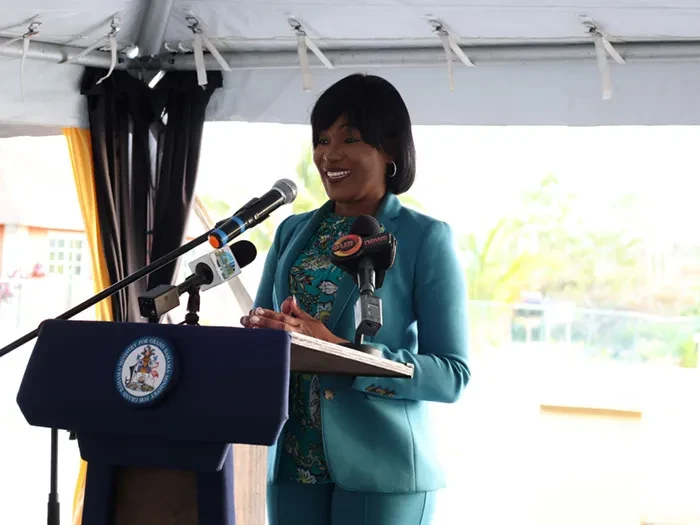 Minister for Grand Bahama, the Hon. Ginger Moxey Officially
