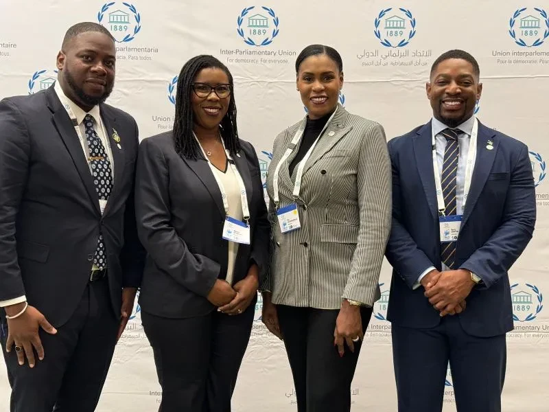 Minister Glover-Rolle, proud to witness Bahamian Marion Beth