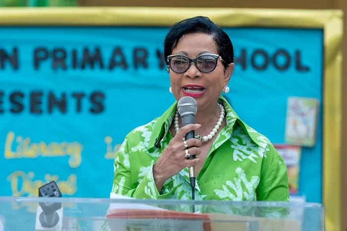 Mrs. Ann Marie Davis celebrates International Literacy Day