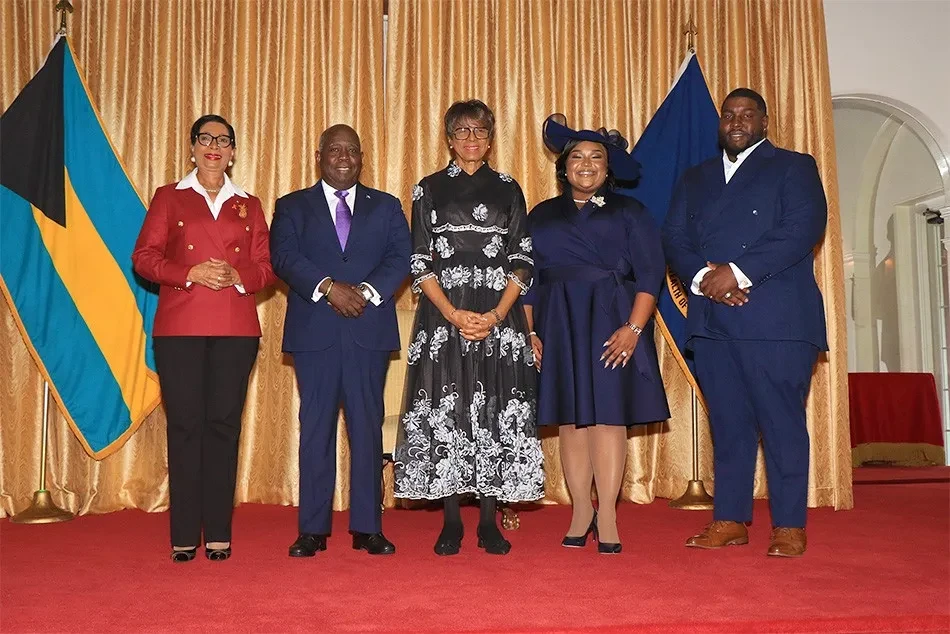 Mrs. D'Asante Small, sworn in as Senator