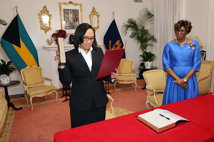 Senior Justice Deborah Fraser, sworn in as Acting Chief Just