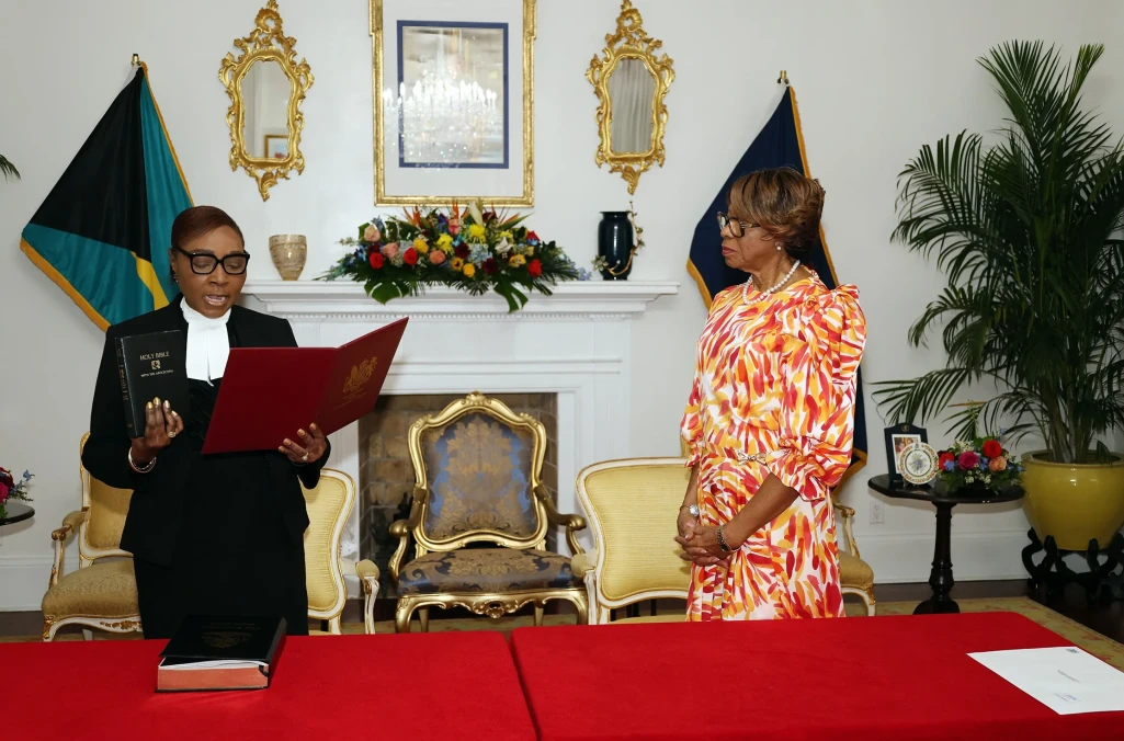 Madam Justice Guillimina Archer-Minns, sworn in as Acting Ch