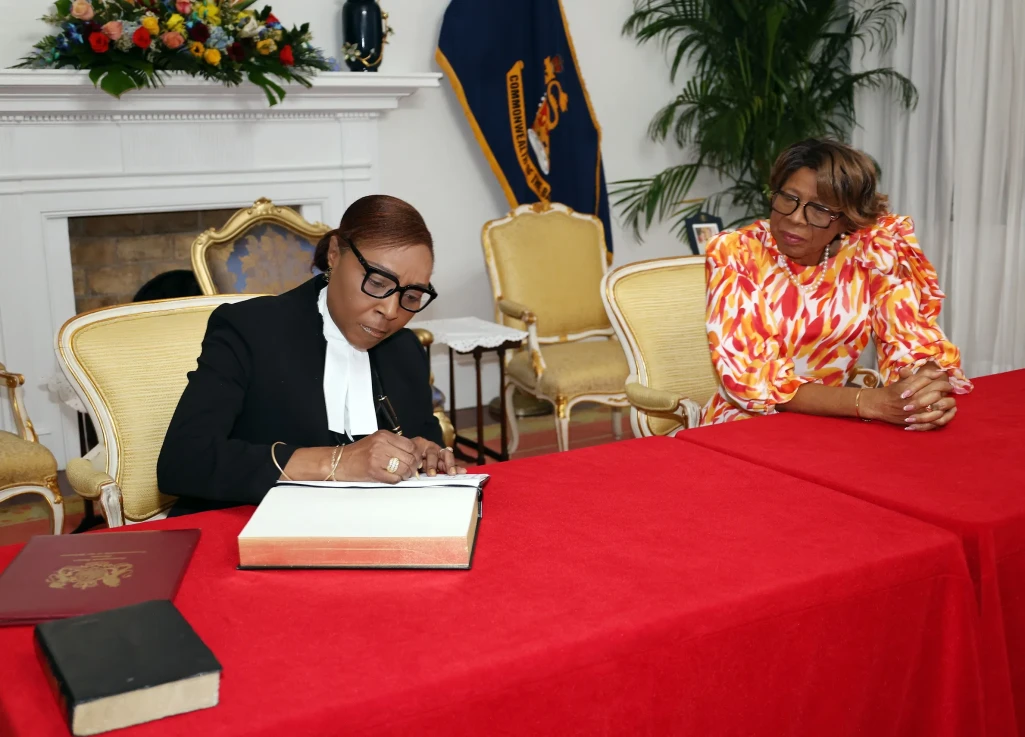 Madam Justice Guillimina Archer-Minns, sworn in as Acting Ch