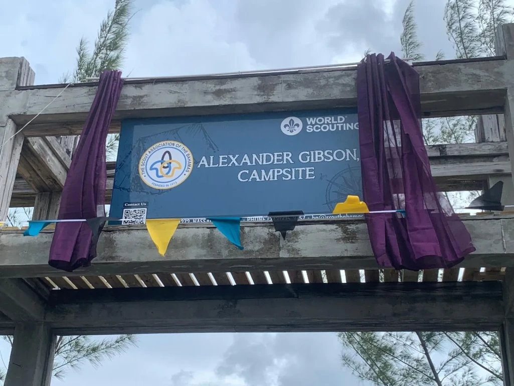 Prime Minister commends Chief Scout Alexander Gibson in whos