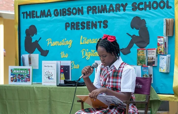 Mrs. Ann Marie Davis celebrates International Literacy Day