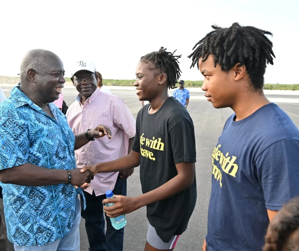 PM Arrives in Cat Island for Rake and Scrape Festival