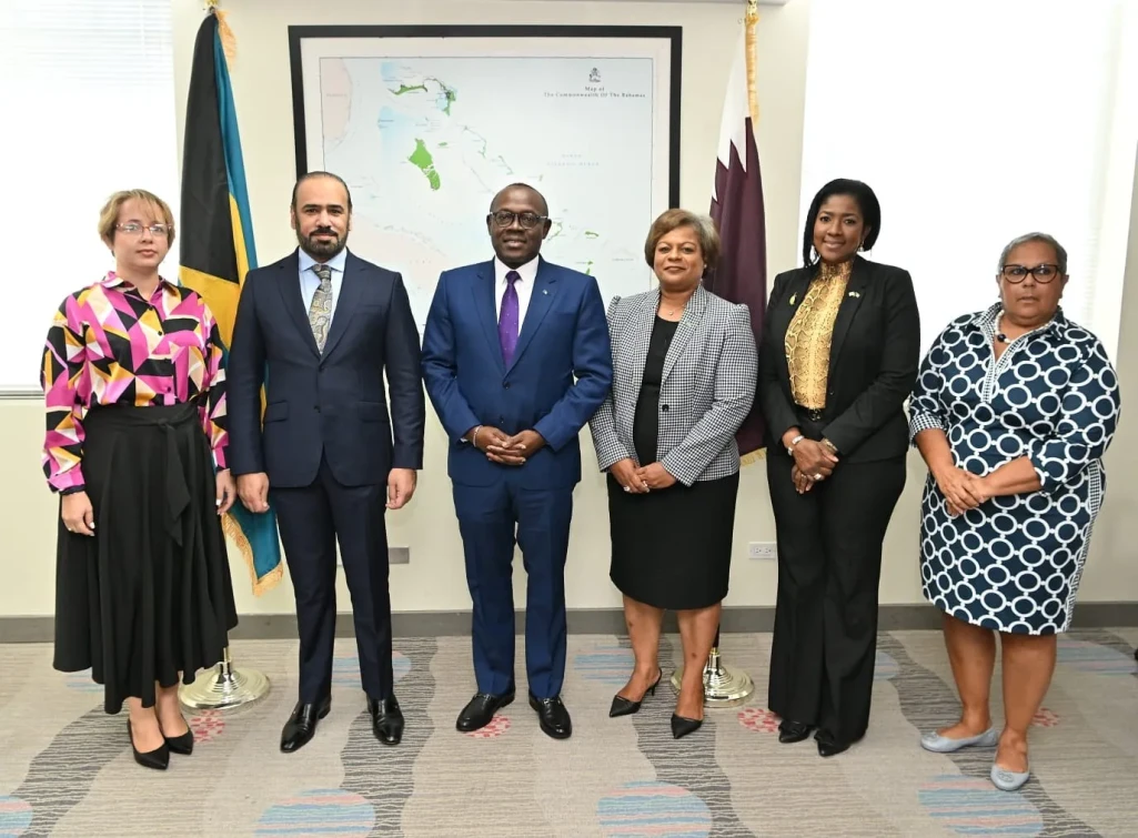 Qatar Ambassador Pays Courtesy Call on Bahamas’ MOTIA