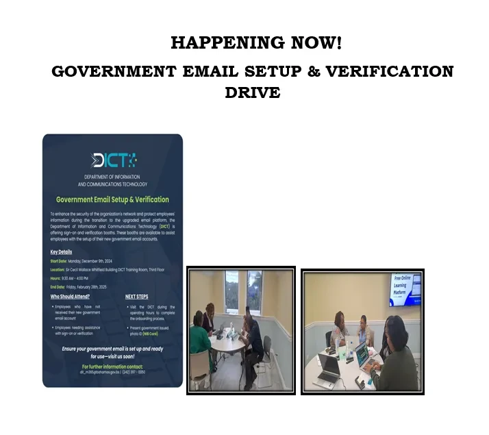 Government Email Setup & Verification Drive